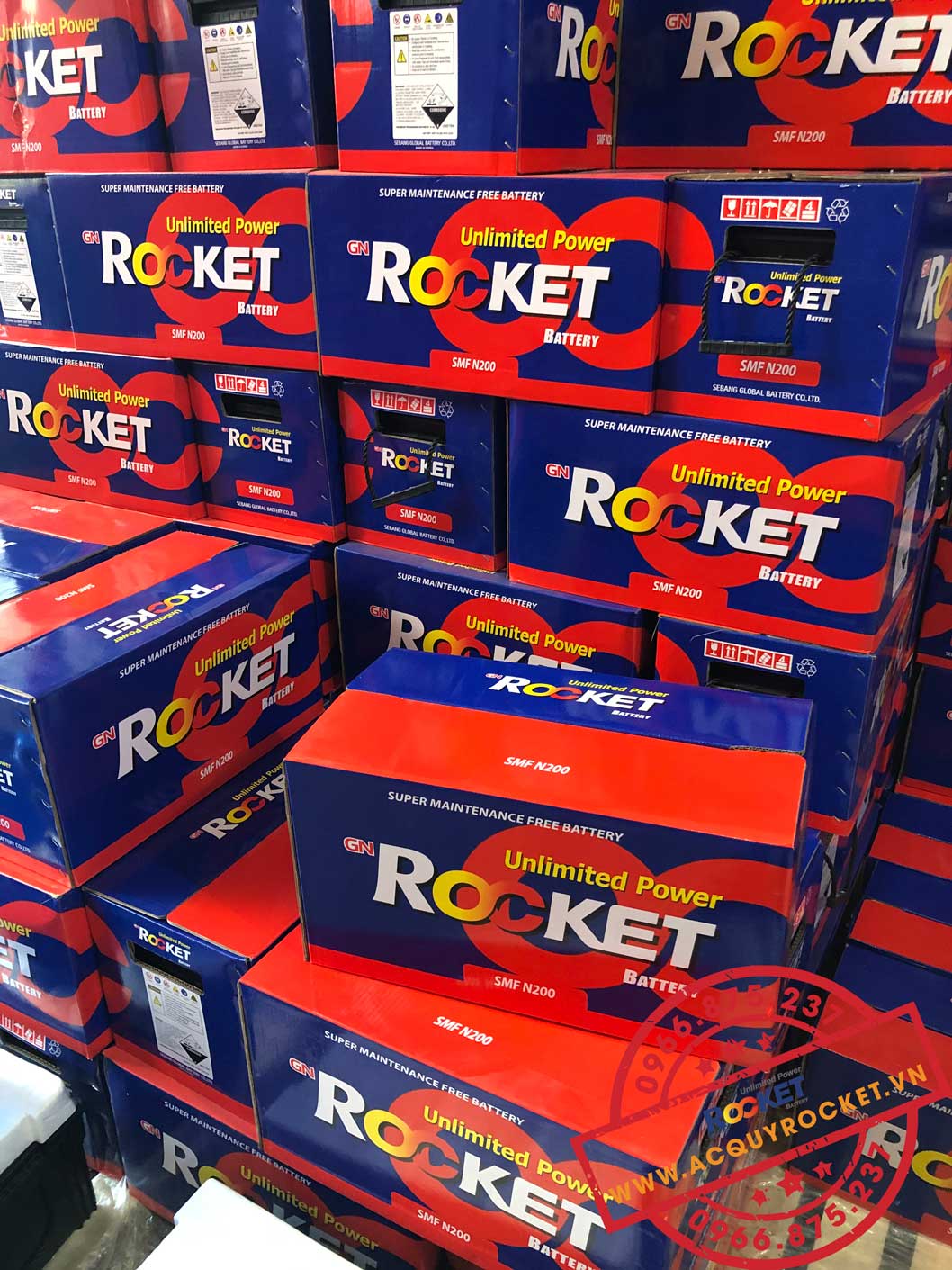 Rocket SMF N200 (12V-200Ah)